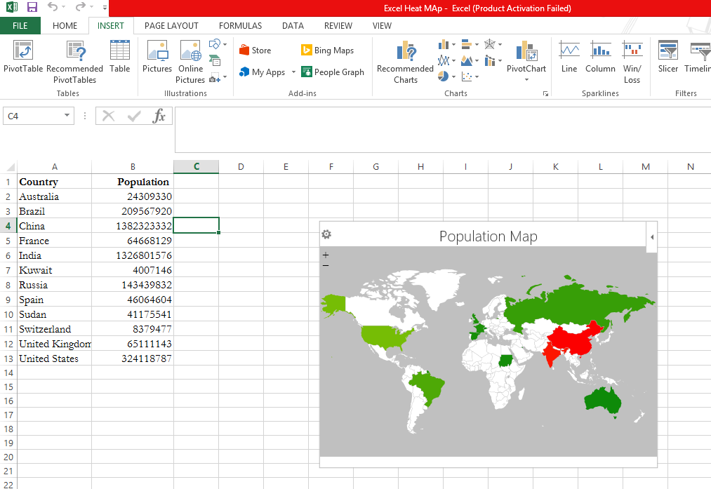 How To Create Choropleth Map In Excel In Just 3 Minutes Geoawesomeness